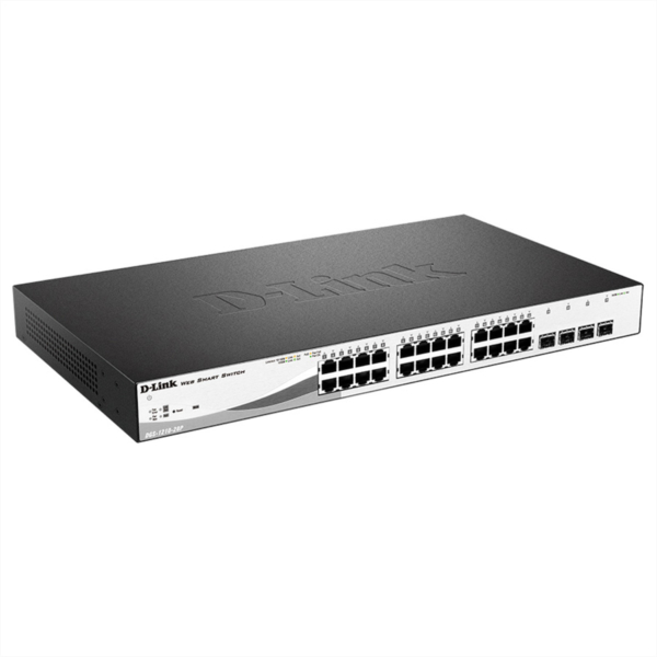 D-Link PoE Switch DGS-1210-28P 28 Port - Switch - Glasfaser (LWL ...